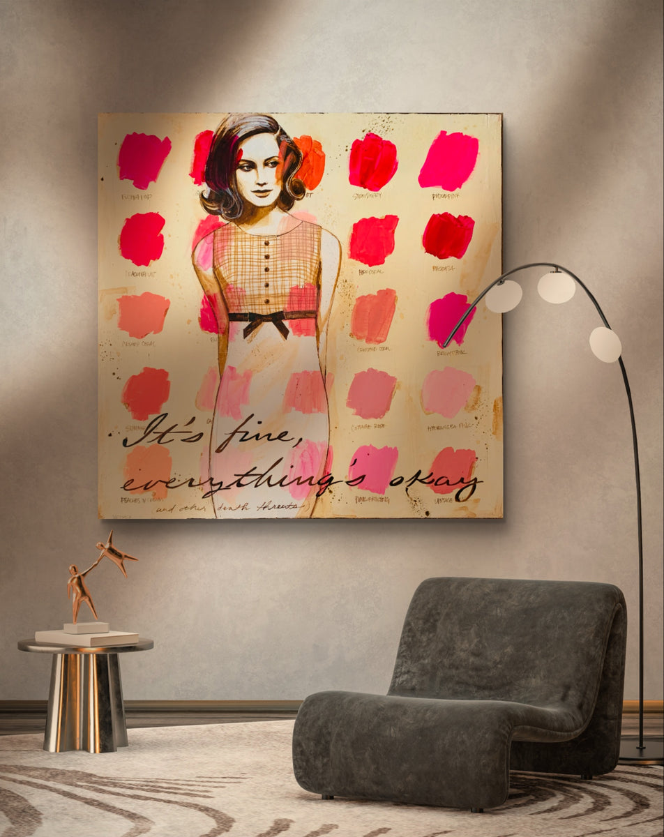 SOLD Everything’s Okay Original Painting – Womack Studio Shop